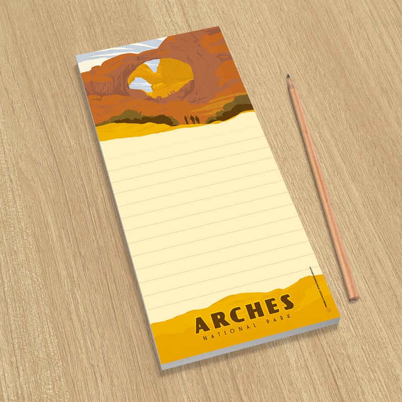 Arches NP Double Arch List Pad | American made list pad