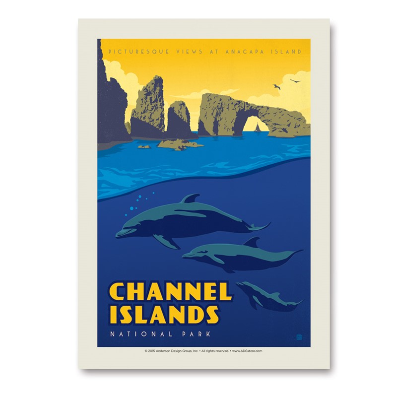 Channel Islands | Vertical Sticker